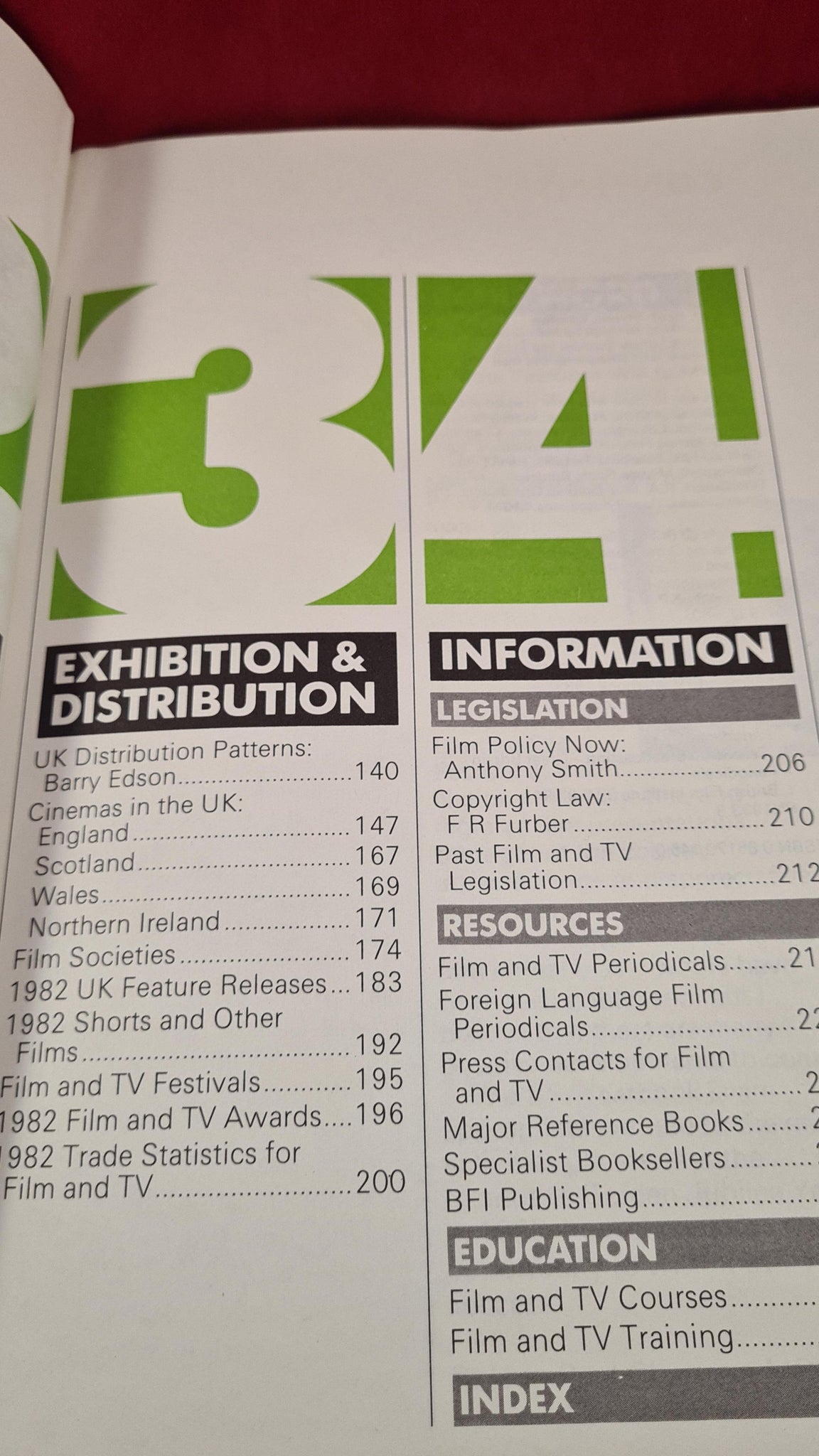 British Film Institute Film & Television Yearbook 1983 – Richard Dalby ...