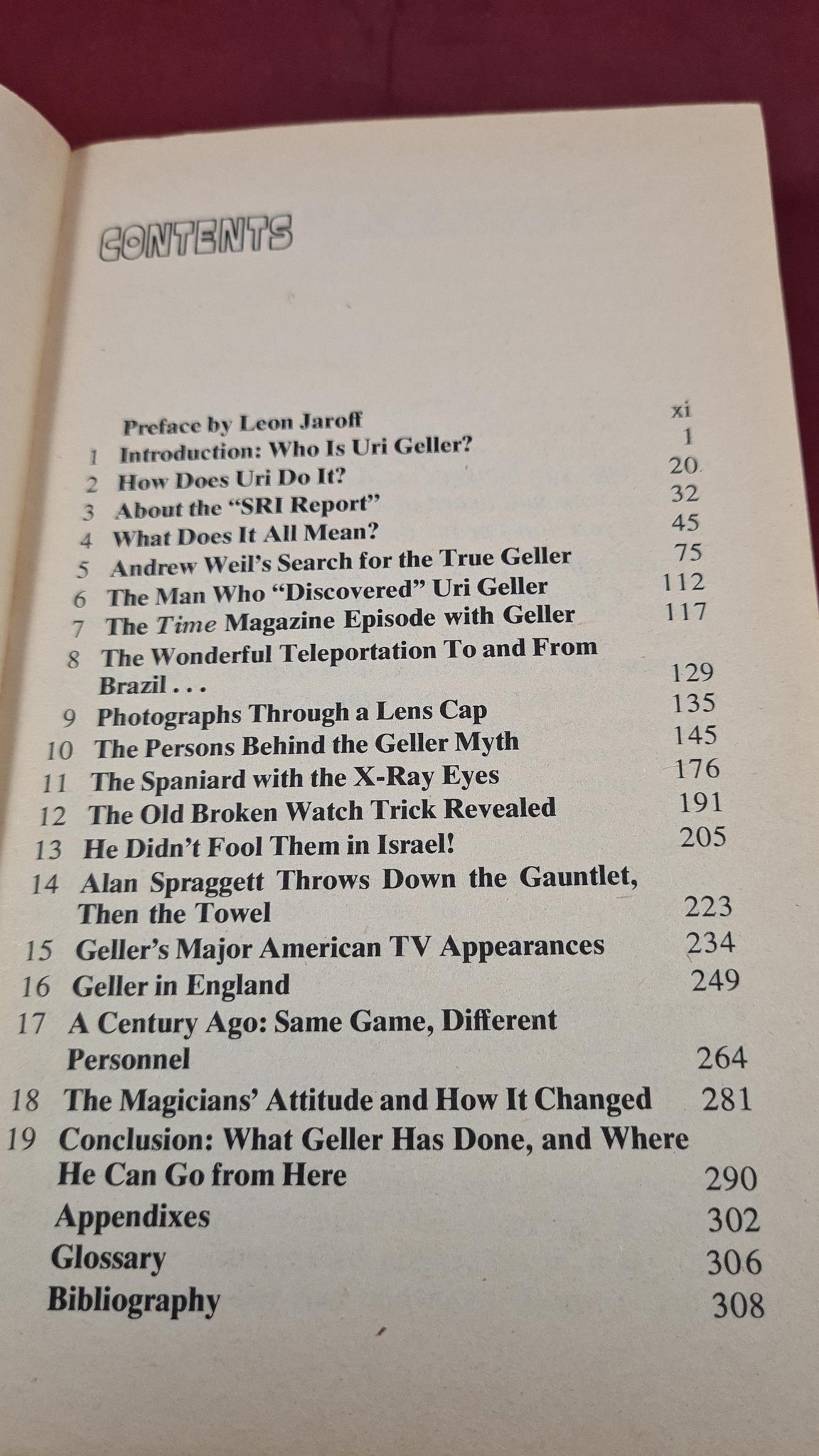 The Amazing Randi - The Magic of Uri Geller, Ballantine, First 1975 Pa ...