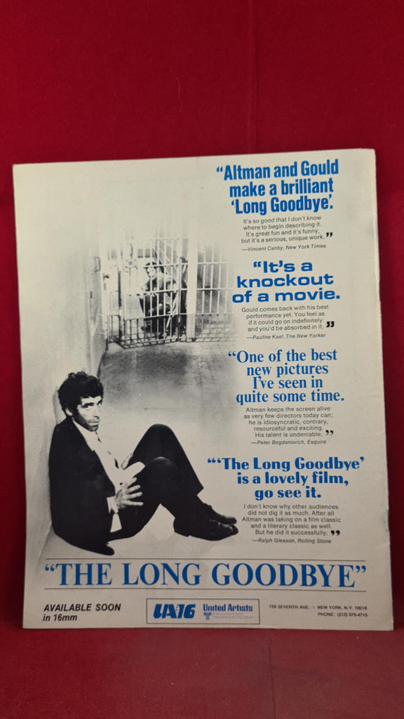 Take One Magazine Volume 4 Number 1 September-October 1972 – Richard ...