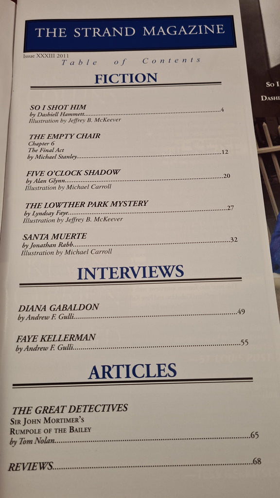 The Strand Magazine Issue XXXIII 2011 – Richard Dalby's Library