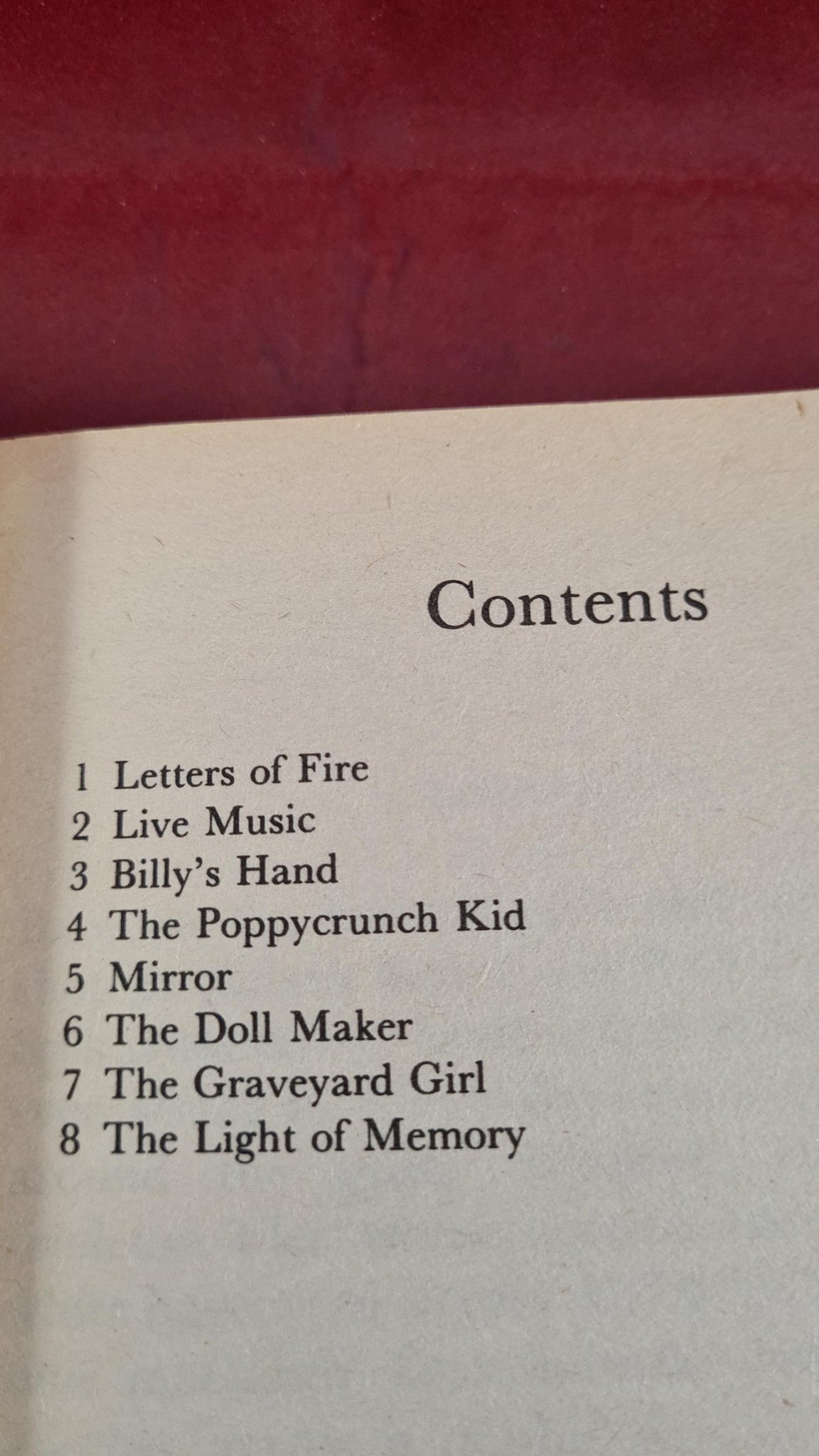 Adele Geras - Letters of Fire & other unsettling stories, Lions, 1989 ...