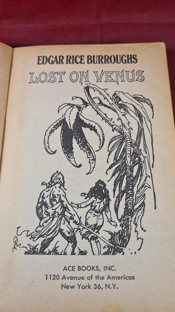 Edgar Rice Burroughs - Lost on Venus, ACE Books, Paperbacks – Richard ...