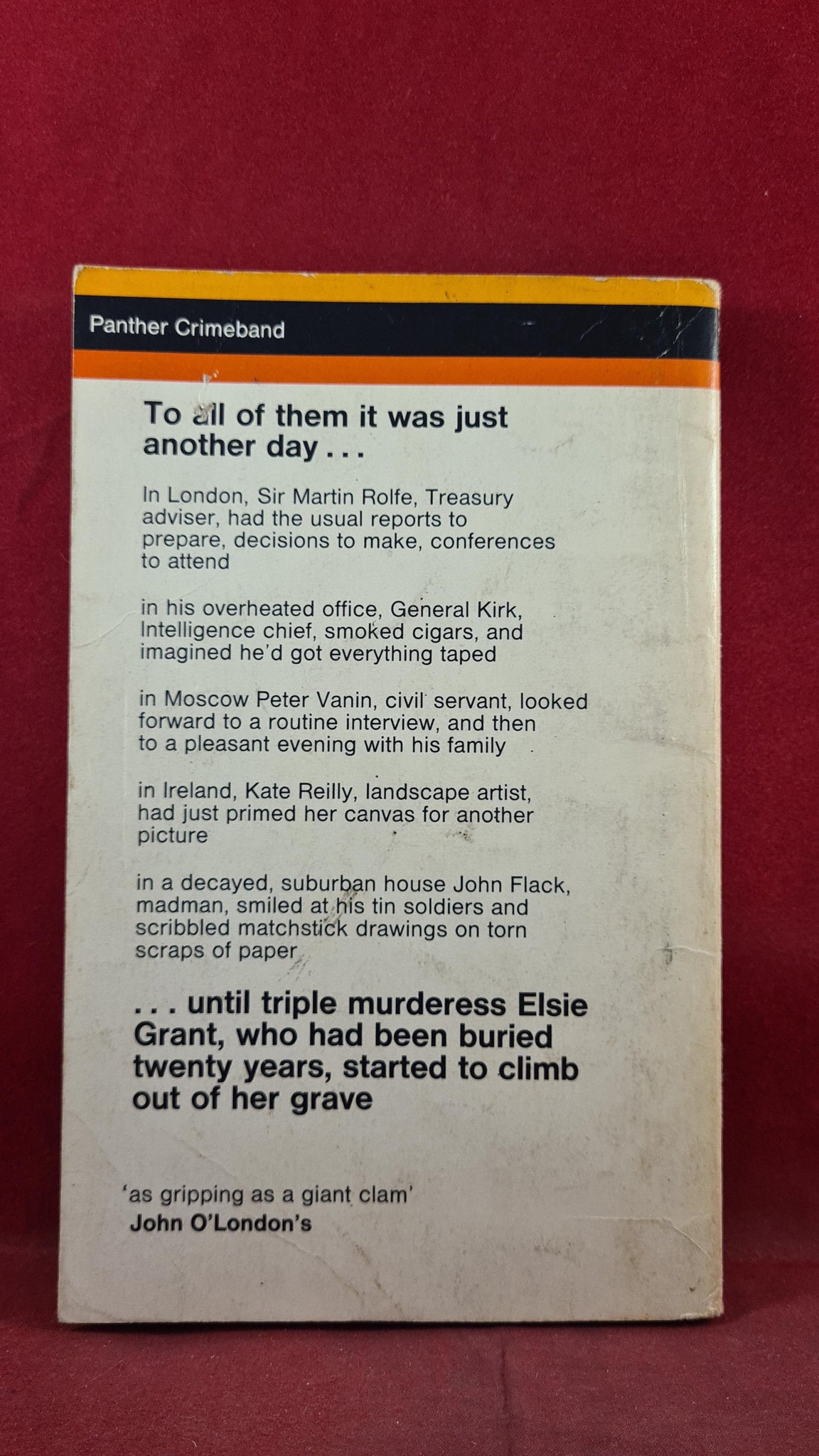 John Blackburn - The Gaunt Woman, Panther, 1967, Paperbacks – Richard ...