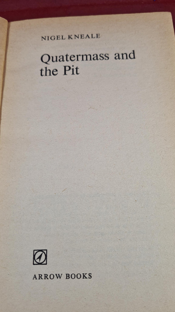 Nigel Kneale - Quatermass And The Pit, Arrow Books, 1979, Paperbacks ...