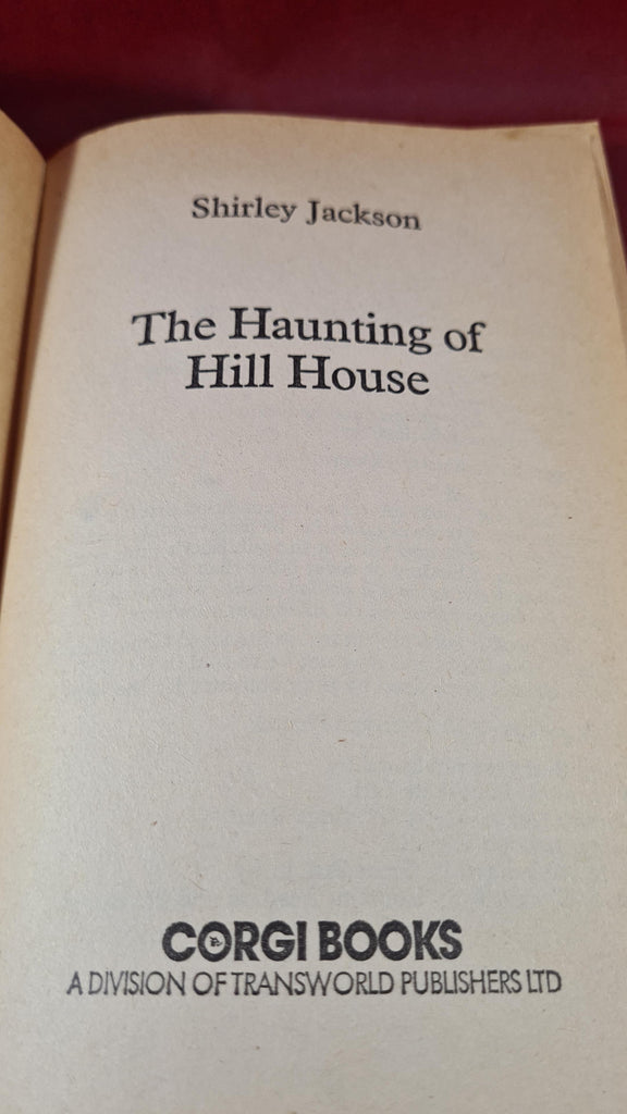 Shirley Jackson - The Haunting of Hill House, Corgi, 1977, Paperbacks ...