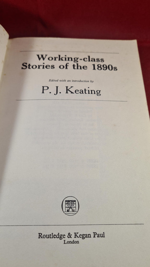 P J Keating - Working-Class Stories of the 1890s, Routledge, 1975, Pap ...
