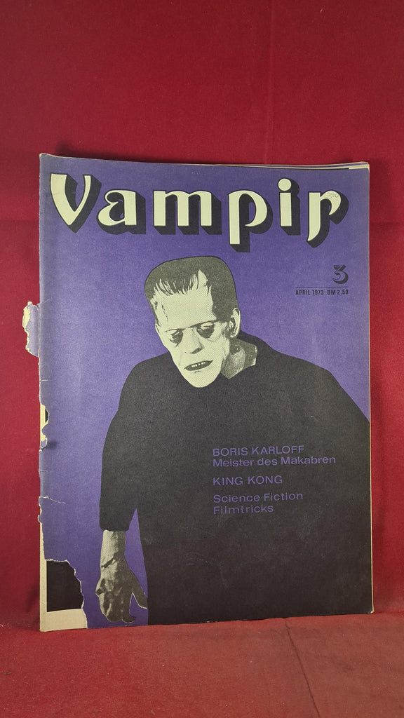 Vampir Magazine Issue 3 April 1973, German Magazine – Richard Dalby's ...
