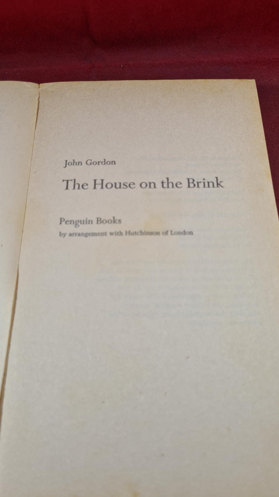 John Gordon - The House on the Brink, Peacock Books, 1972, Paperbacks ...