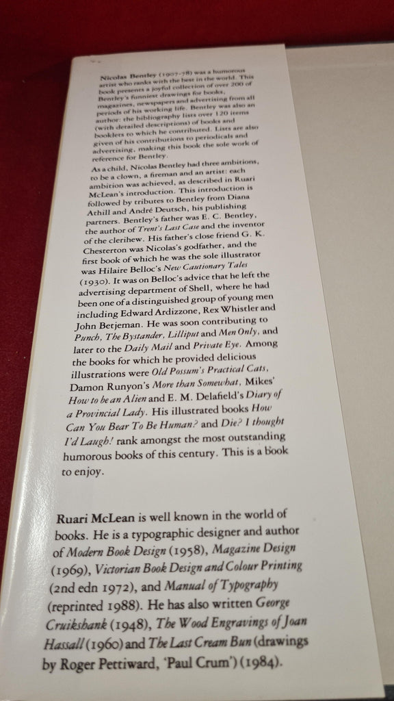 Ruari McLean - Nicolas Bentley Drew The Pictures, Scolar Press, 1990 ...