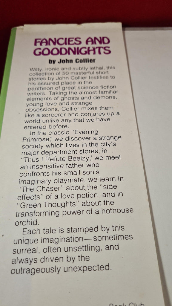 John Collier - Fancies and Goodnights, Doubleday, 1951 – Richard Dalby ...