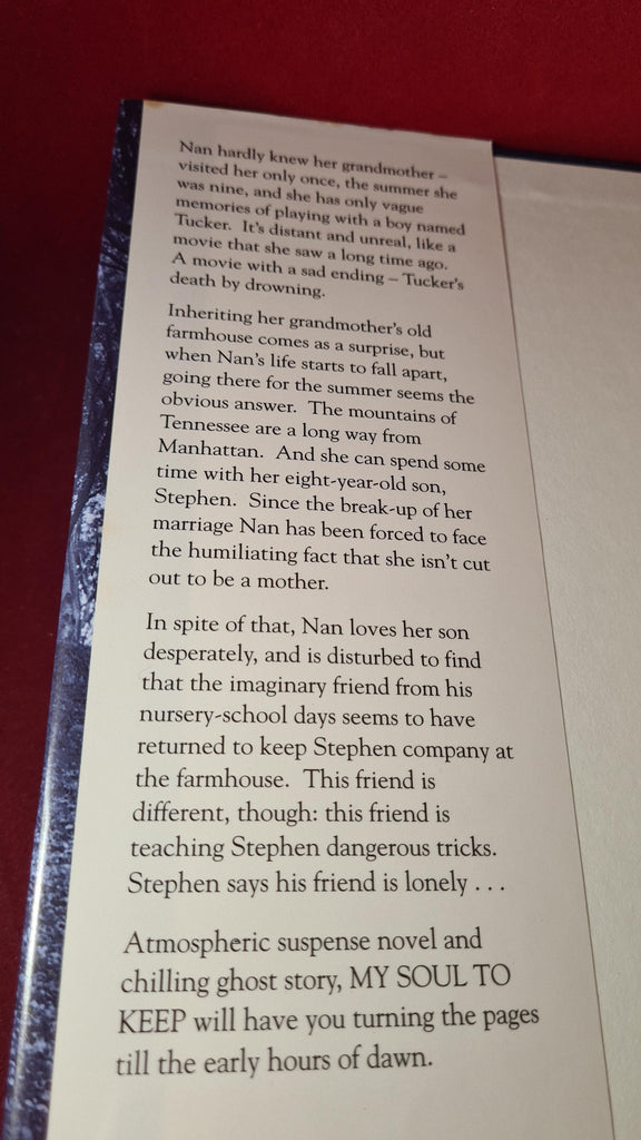 Judith Hawkes - My Soul To Keep, Hodder & Stoughton, 1996, First UK Ed ...