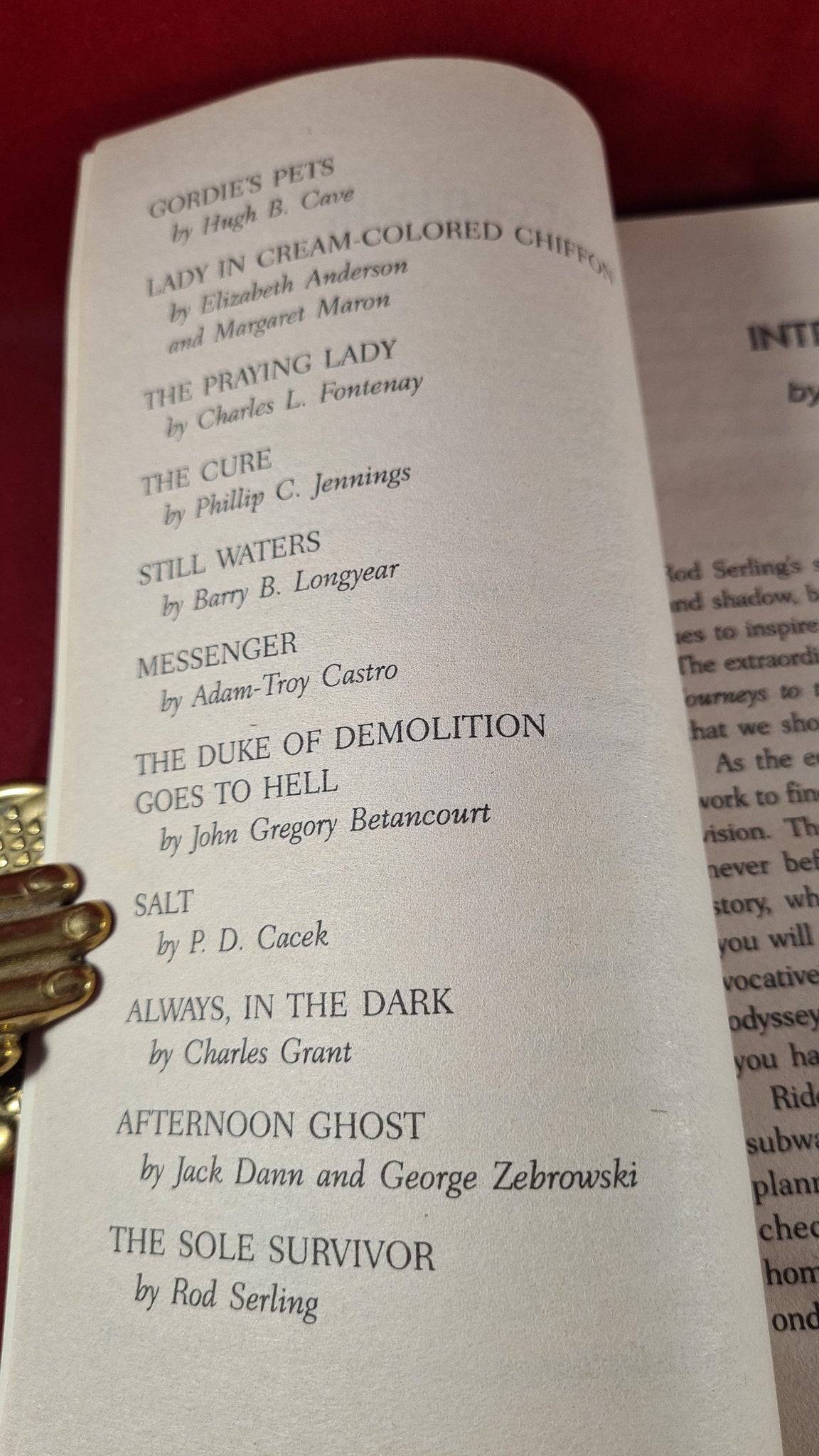 Carol Serling - Return To The Twilight Zone, Daw Books, 1994, First Ed ...