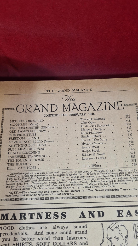 The Grand Magazine February 1934 – Richard Dalby's Library