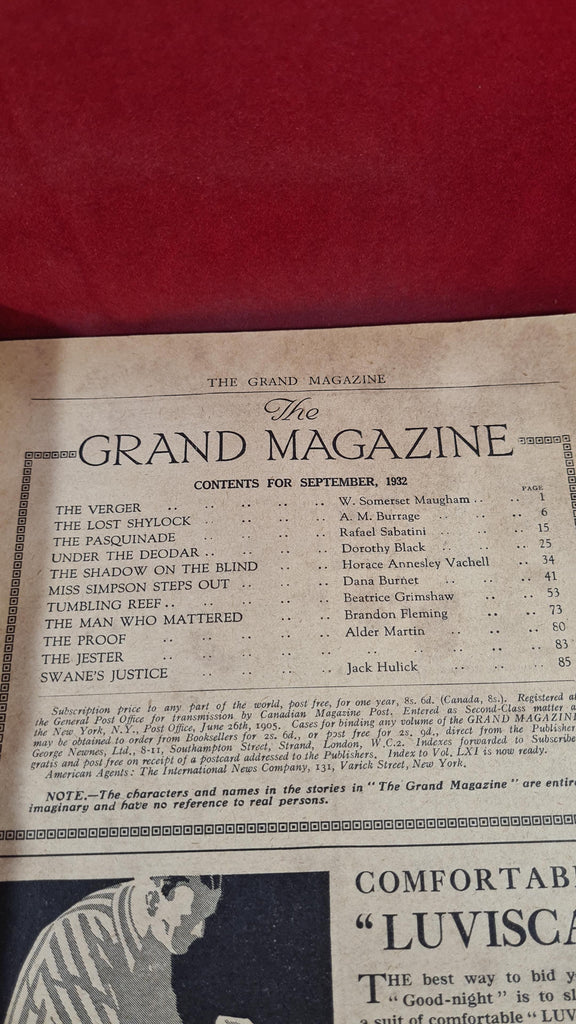 The Grand Magazine September 1932 – Richard Dalby's Library