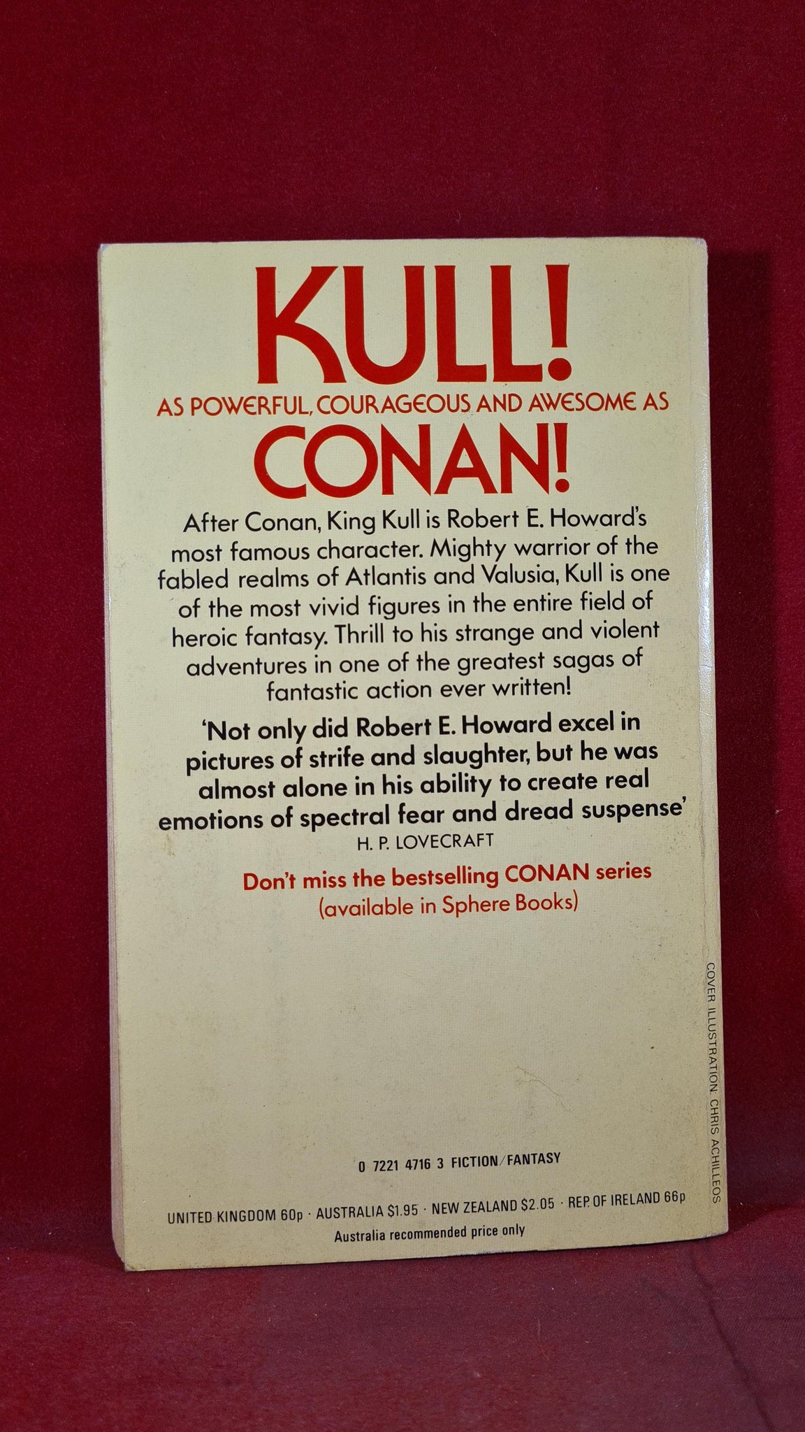 Robert E Howard - King Kull, Sphere, 1976, Paperbacks – Richard Dalby's ...