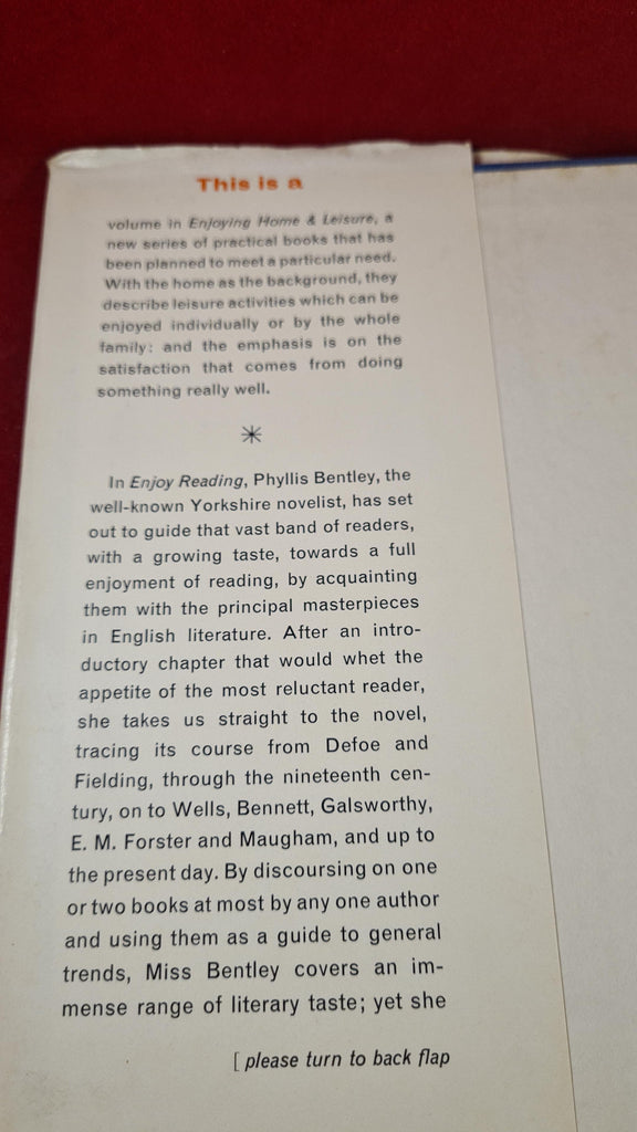 Phyllis Bentley - Enjoy Books: Reading & Collecting, Gollancz, 1964 ...