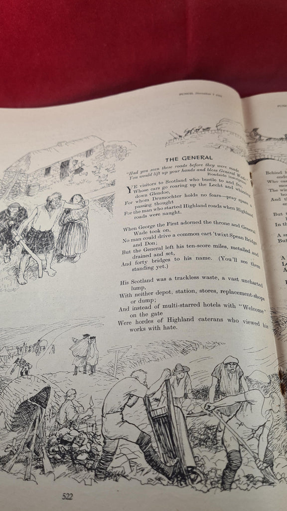 Punch Magazine Number 5794 November 7 1951, Drawings by E H Shepard ...