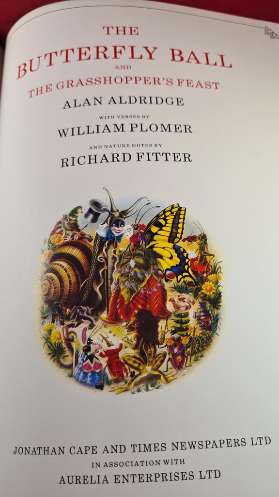 Alan Aldridge -The Butterfly Ball & Grasshopper's Feast, Jonathan Cape ...