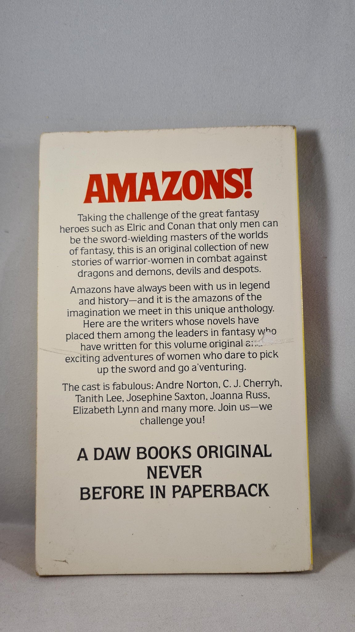 Jessica Amanda Salmonson - Amazons! Daw Books, 1979, First Edition, Pa ...