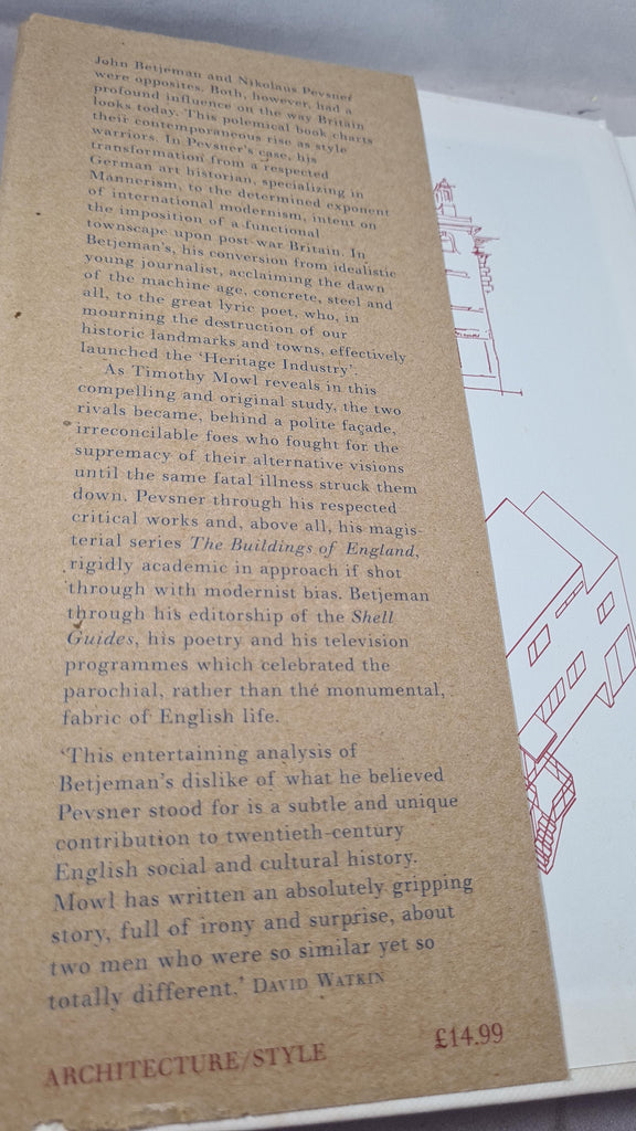 Timothy Mowl - Betjeman versus Pevsner Stylistic Cold Wars, John Murra ...