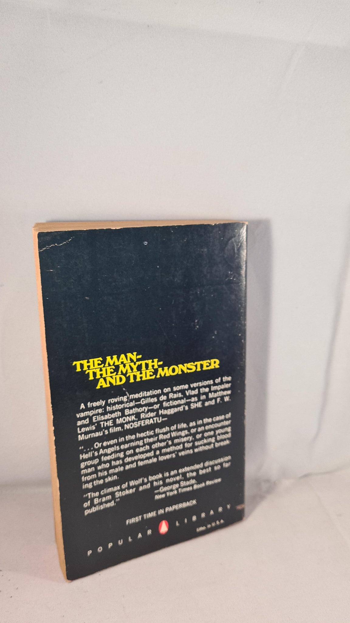 Leonard Wolf - A Dream of Dracula, Popular Library, 1972, Paperbacks ...