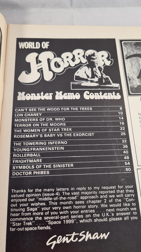 World of Horror Number 6 – Richard Dalby's Library