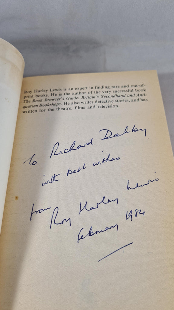 Roy Harley Lewis -The Brower's Guide to Erotica, Panther, 1983, Inscri ...