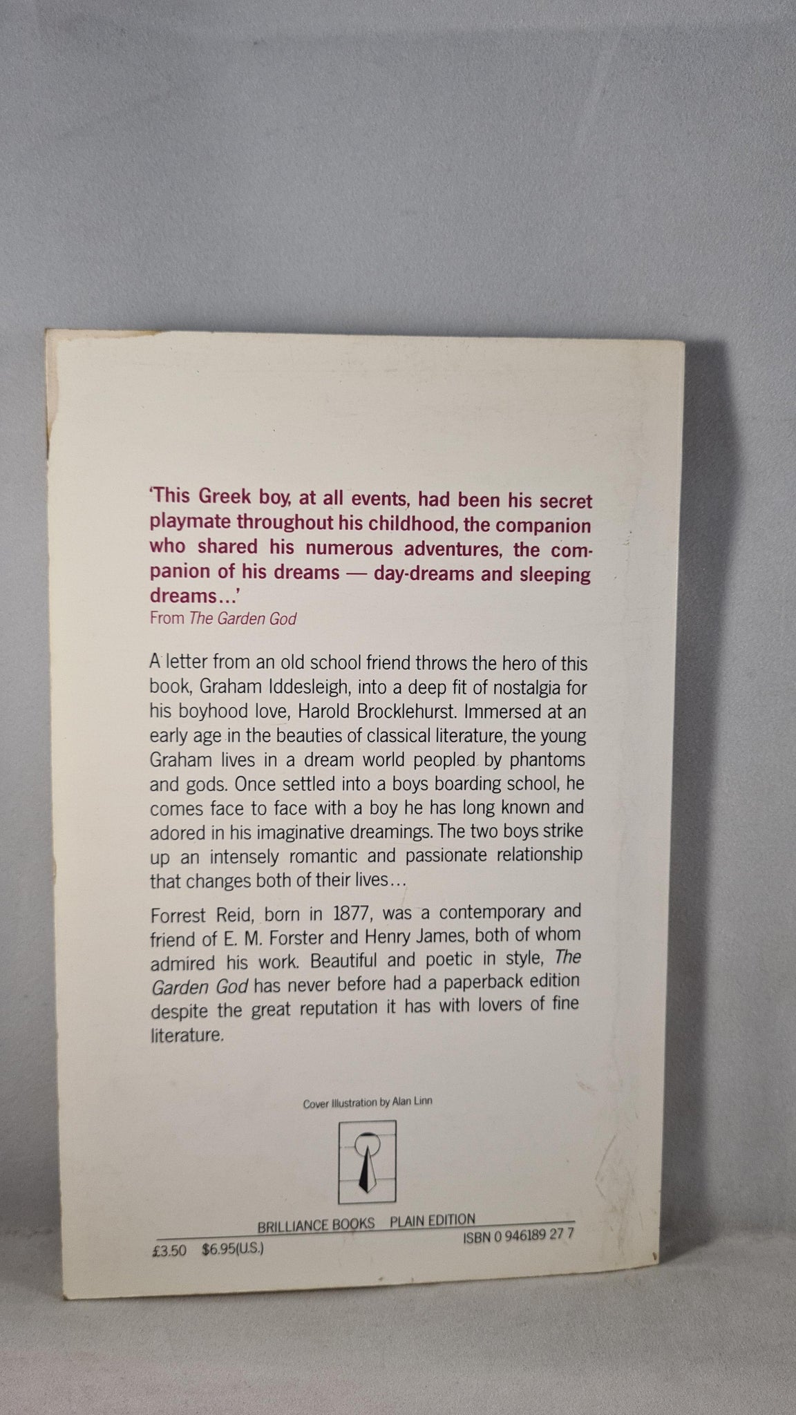 Forrest Reid - The Garden God, Brilliance Books, 1986, First Paperback ...