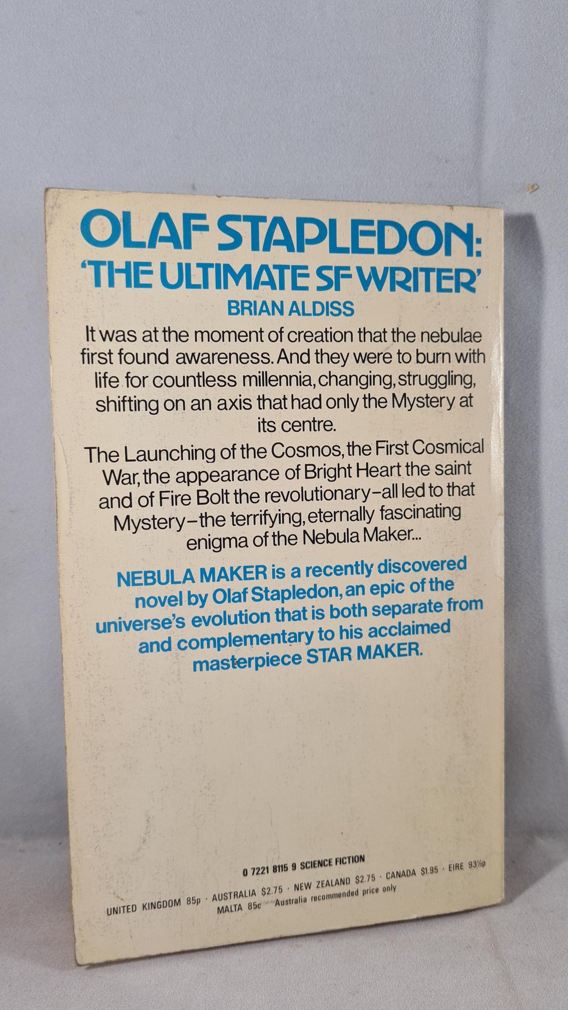 Olaf Stapledon - Nebula Maker, Sphere, 1979, Paperbacks – Richard Dalby ...