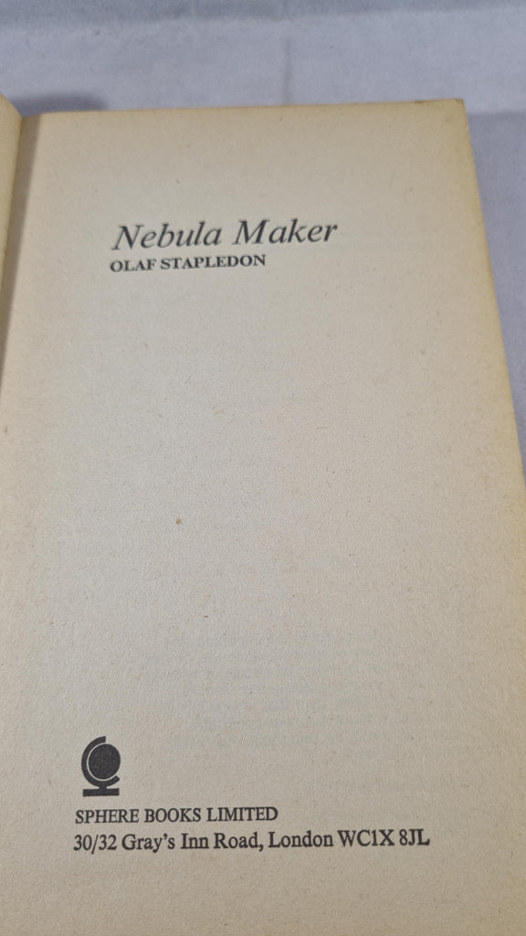 Olaf Stapledon - Nebula Maker, Sphere, 1979, Paperbacks – Richard Dalby ...