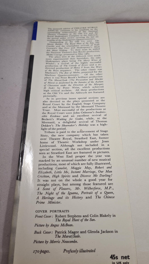 Frances Stephens - Theatre World Annual 1966 – Richard Dalby's Library