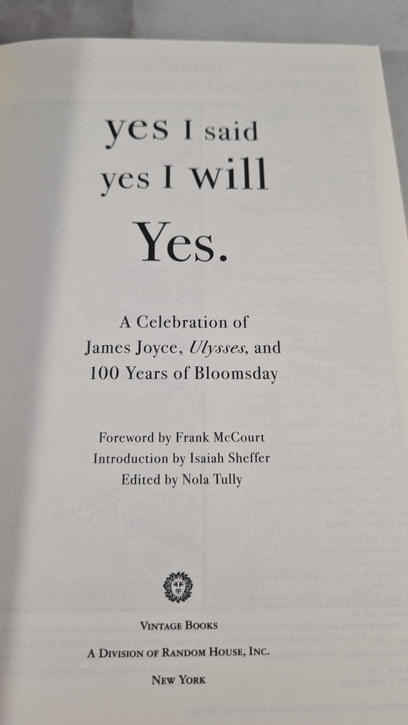 Nola Tully - Celebration of James Joyce, Ulysses, Vintage, 2004 Origin ...