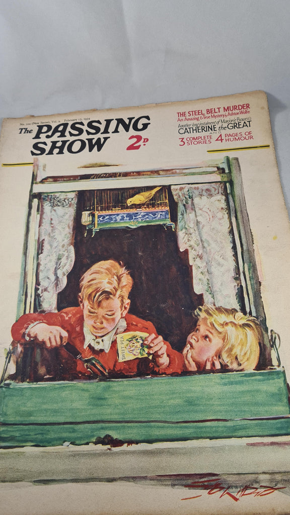 The Passing Show Volume 2 Number 100 February 17, 1934, Marjorie Bowen ...