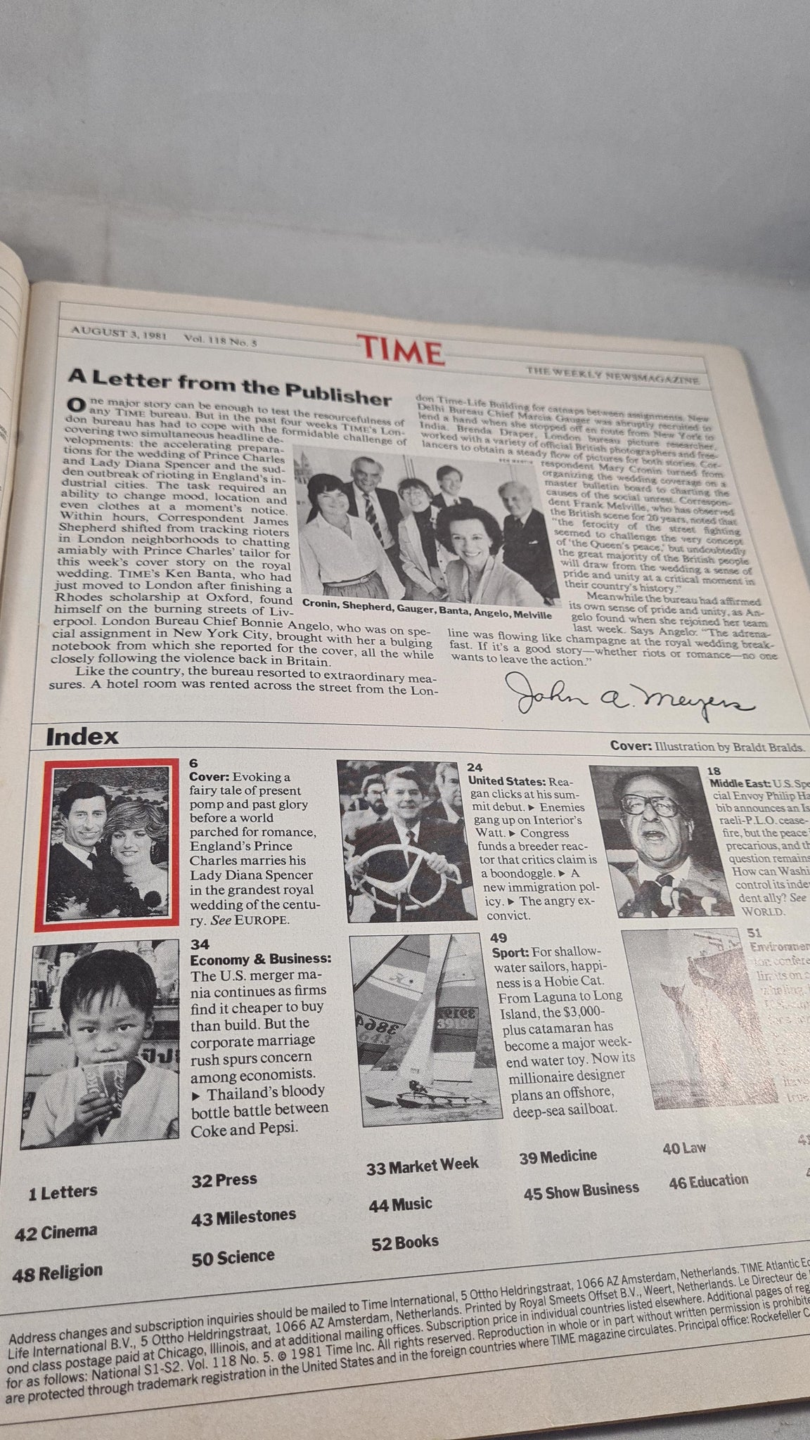 Time Magazine August 3 1981 – Richard Dalby's Library