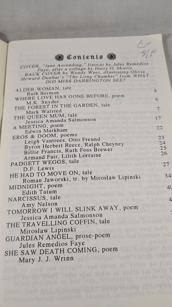 Fantasy Macabre 15, 1992, Jessica Amanda Salmonson – Richard Dalby's ...