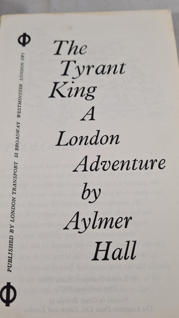 Aylmer Hall - The Tyrant King, London Transport, 1967, Paperbacks ...