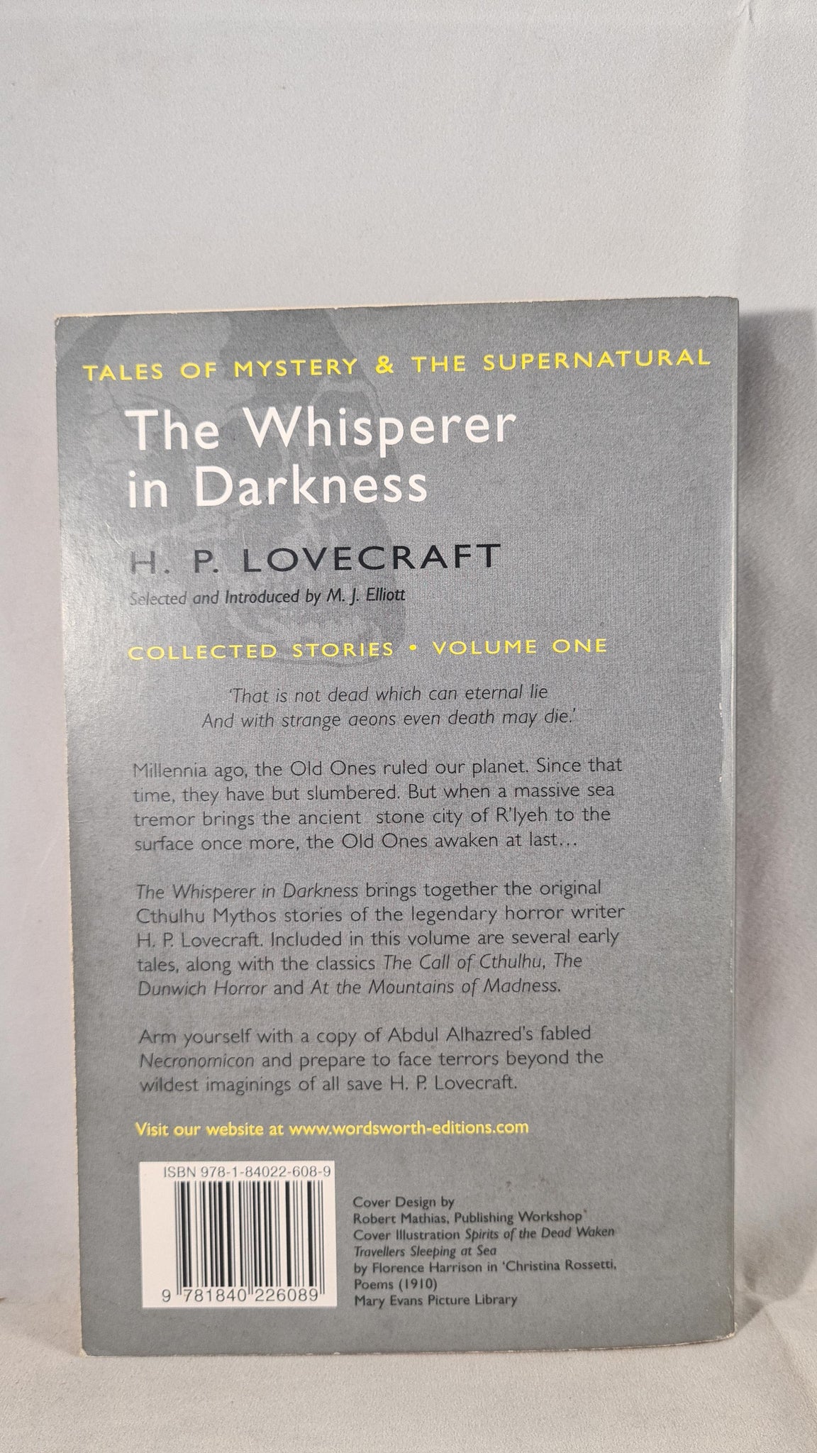 H P Lovecraft - The Whisperer in Darkness Volume One, Wordsworth, 2007 ...