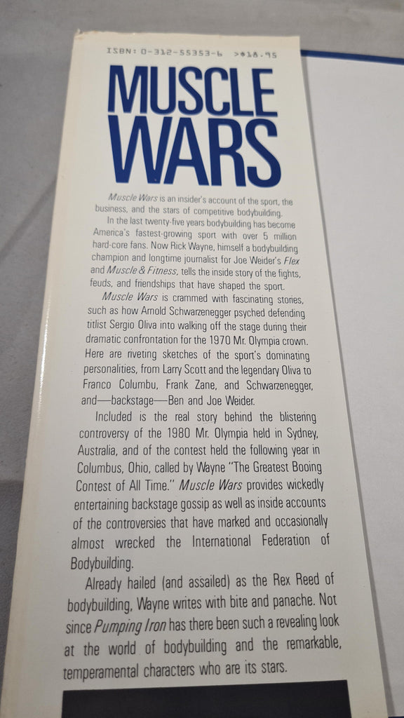 Rick Wayne - Muscle Wars, St Martins Press, 1985 – Richard Dalby's Library