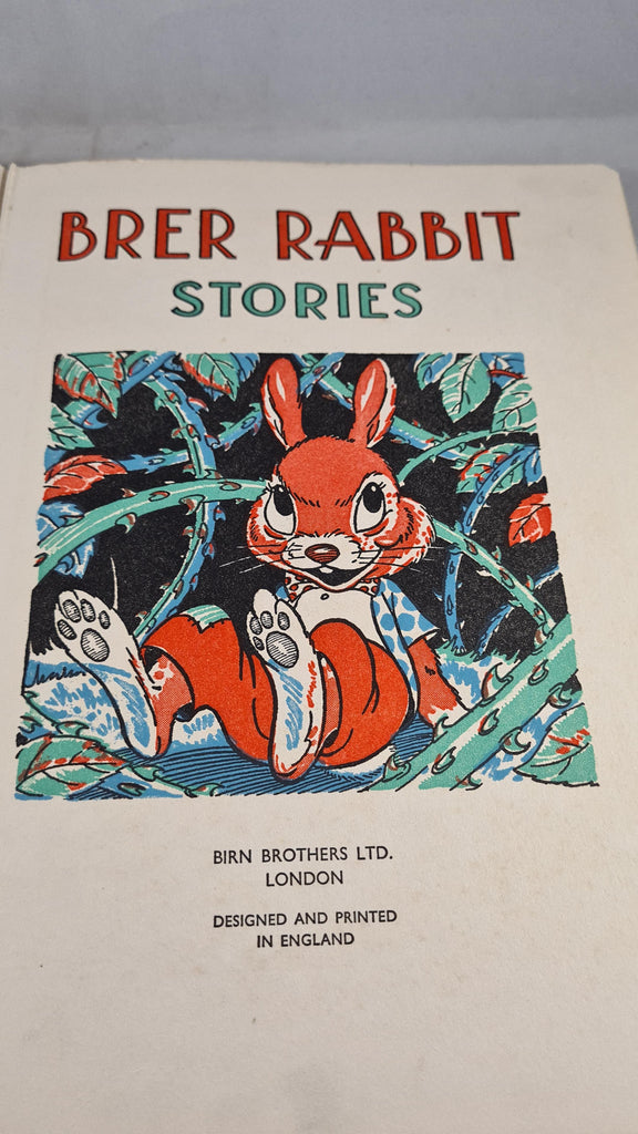 Brer Rabbit Stories – Richard Dalby's Library