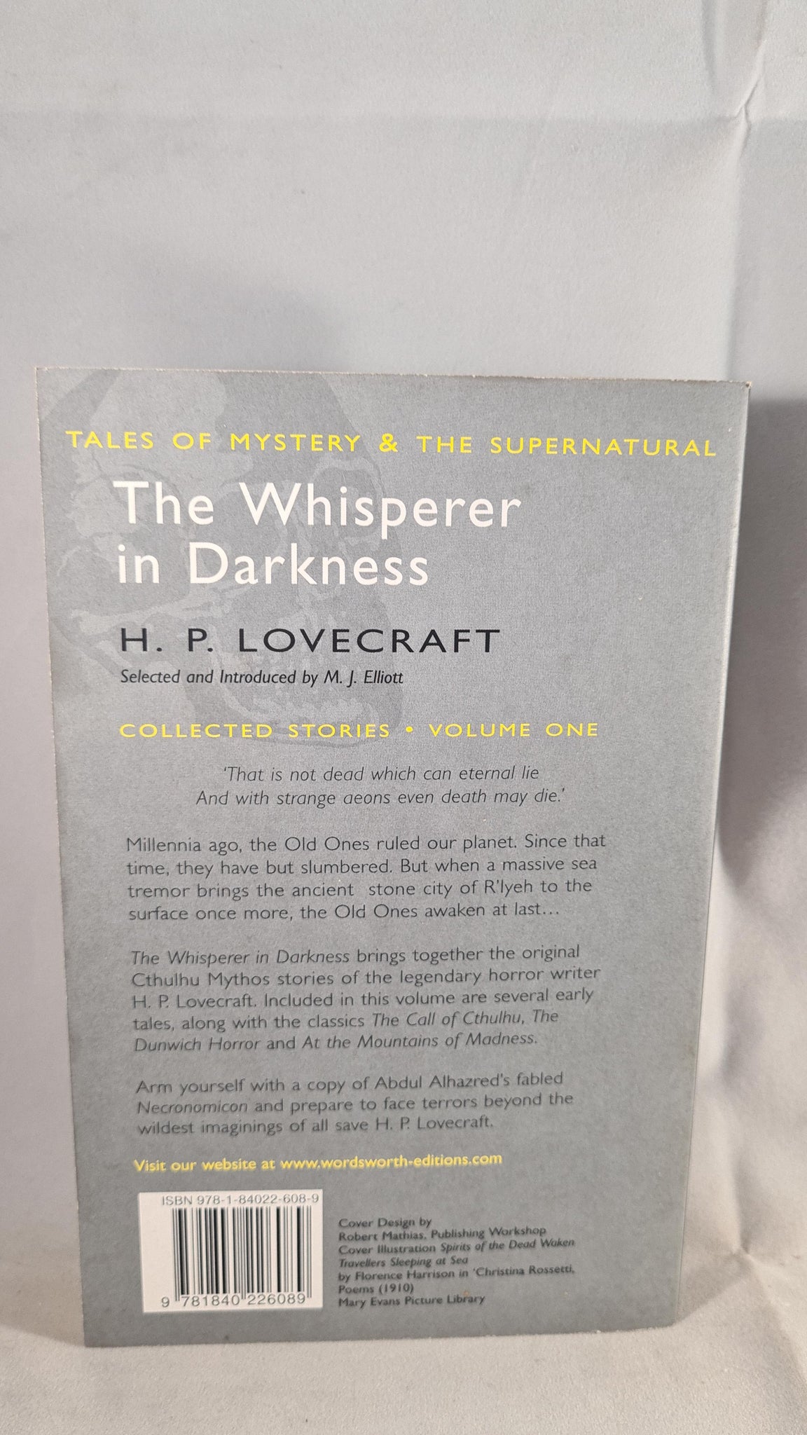 H P Lovecraft - The Whisperer in Darkness Volume One, Wordsworth, 2007 ...