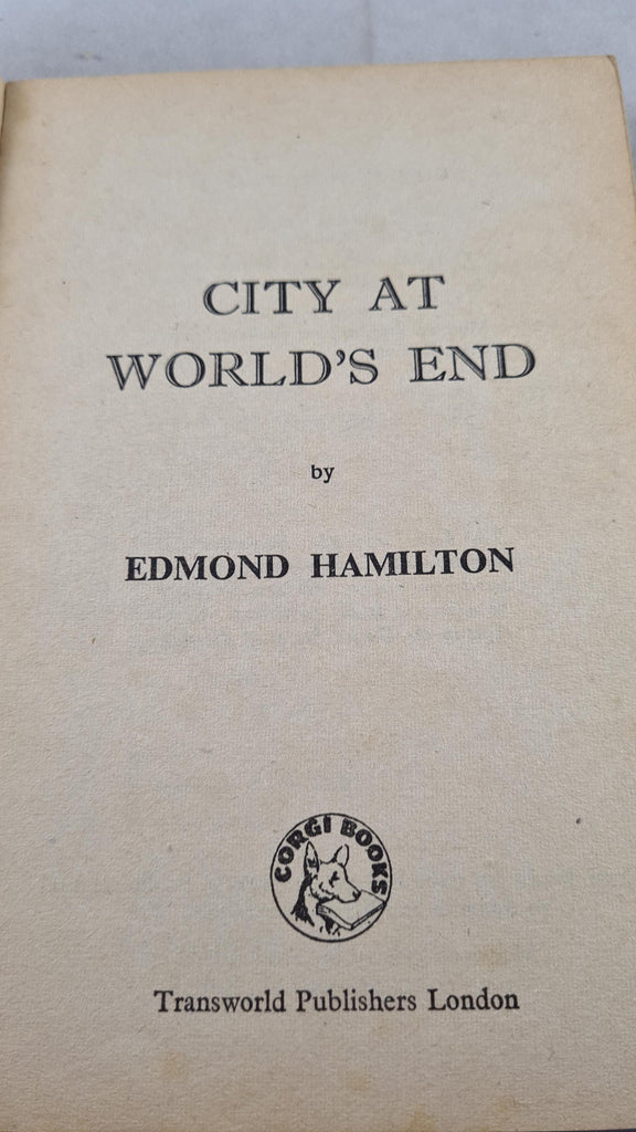 Edmond Hamilton - City at World's End, Corgi Books, 1954, Paperbacks ...