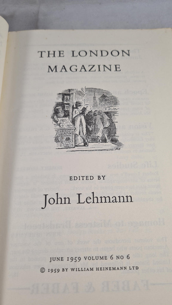 The London Magazine Volume 6 Number 6 June 1959 – Richard Dalby's Library
