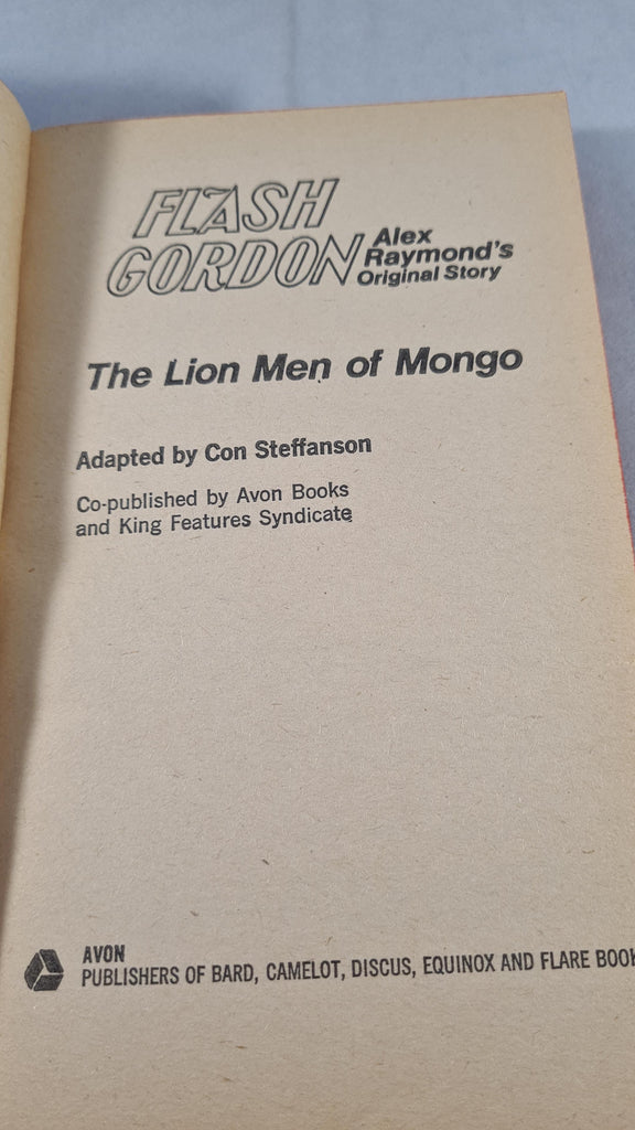 Alex Raymond -Flash Gordon, Lion Men of Mongo, First Avon Printing, 19 ...