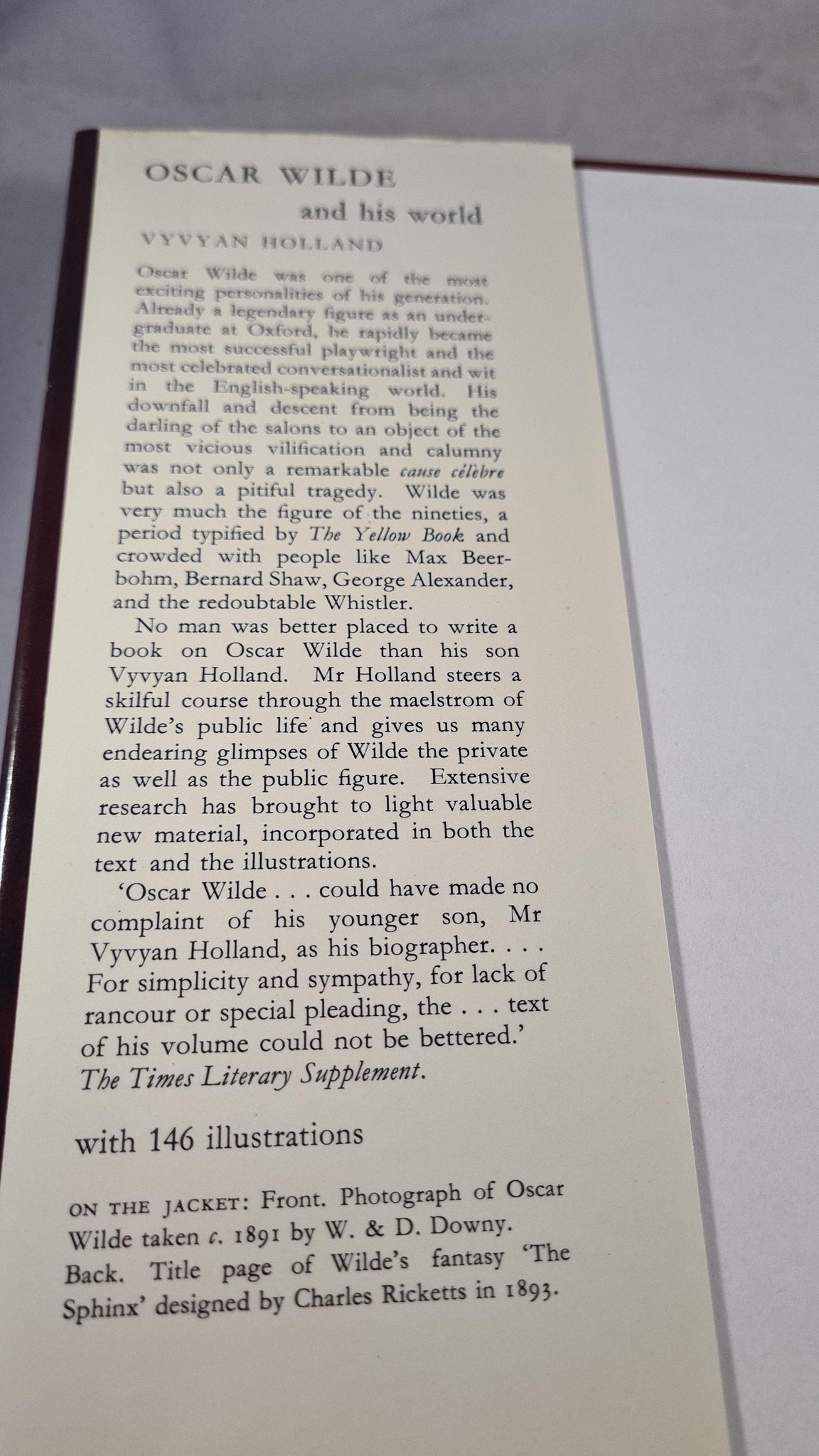 Vyvyan Holland - Oscar Wilde & his world, Thames & Hudson, 1979 ...