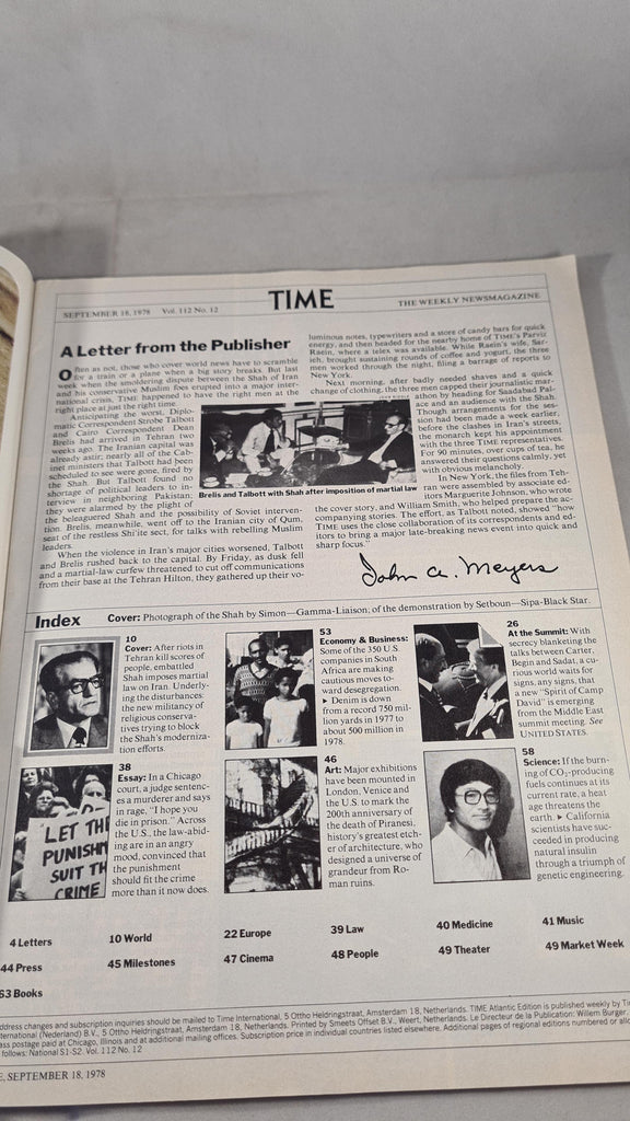 Time Magazine September 18 1978 – Richard Dalby's Library