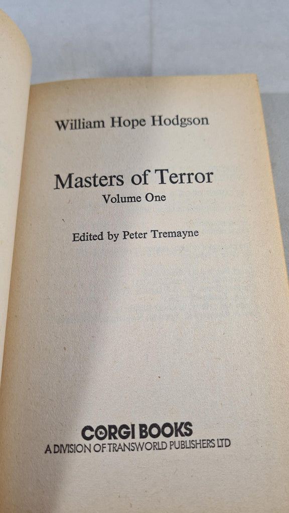 William Hope Hodgson - Masters of Terror 1, Corgi, 1977, First Edition ...