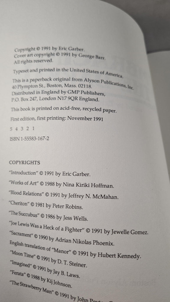 Eric Garber - Embracing The Dark, Alyson Publications, 1991, Paperback ...