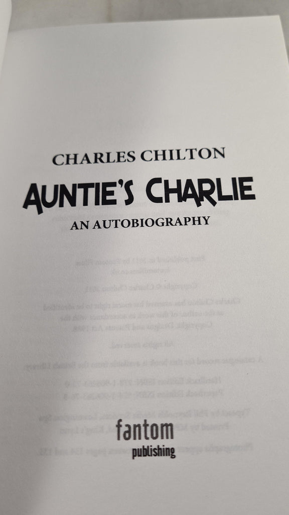 Charles Chilton - Auntie's Charlie, Fantom, 2011, Paperbacks – Richard ...
