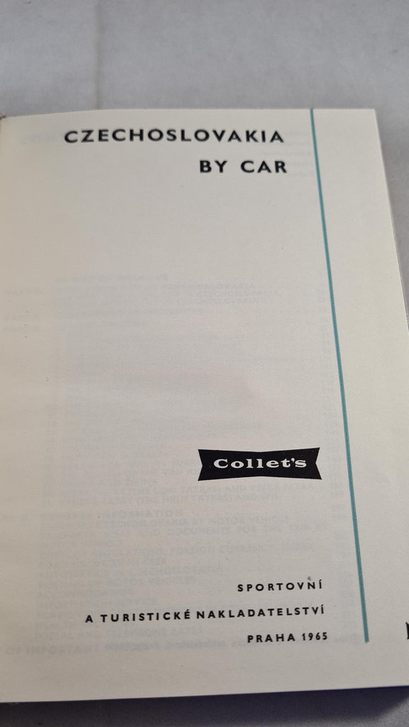 Czechoslovakia by Car, Collet's, 1965 – Richard Dalby's Library