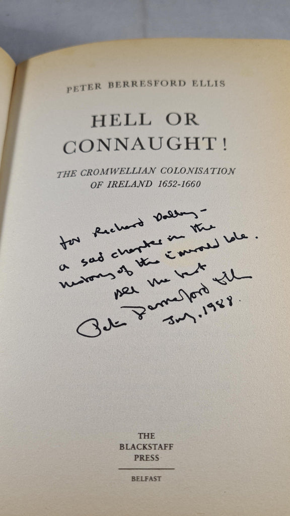 Peter Berresford Ellis - Hell or Connaught, The Blackstaff Press, 1988 ...